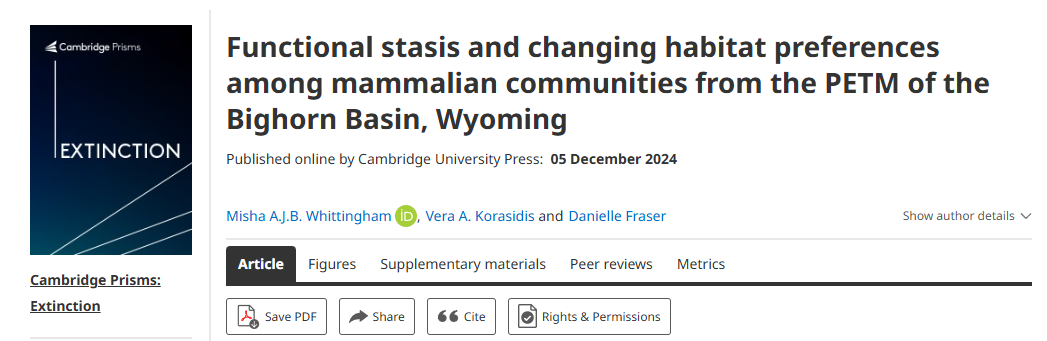 Danielle Fraser, PhD – Mammal Evolutionary Ecology at the Canadian ...